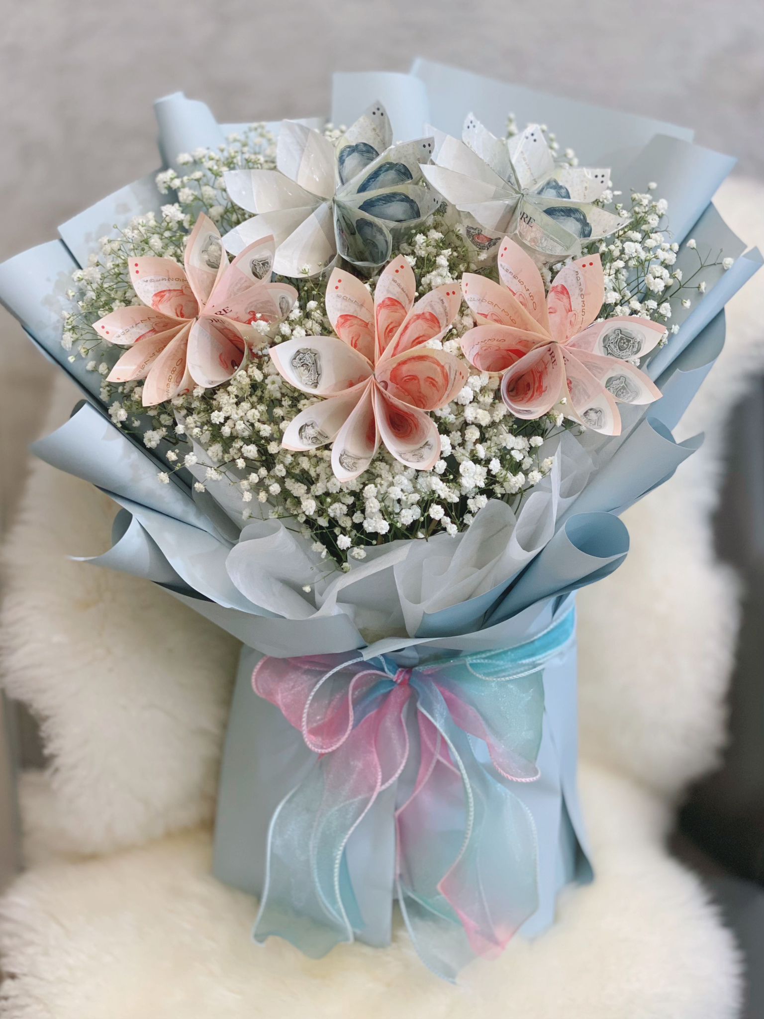 Money Bouquet - Flower Design Large – www.wgifts.sg